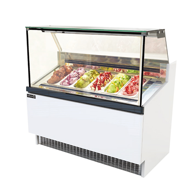 Prosky 20 Pans Freezer Display Yogurt Ice Cream Display Case Ice Cream ...